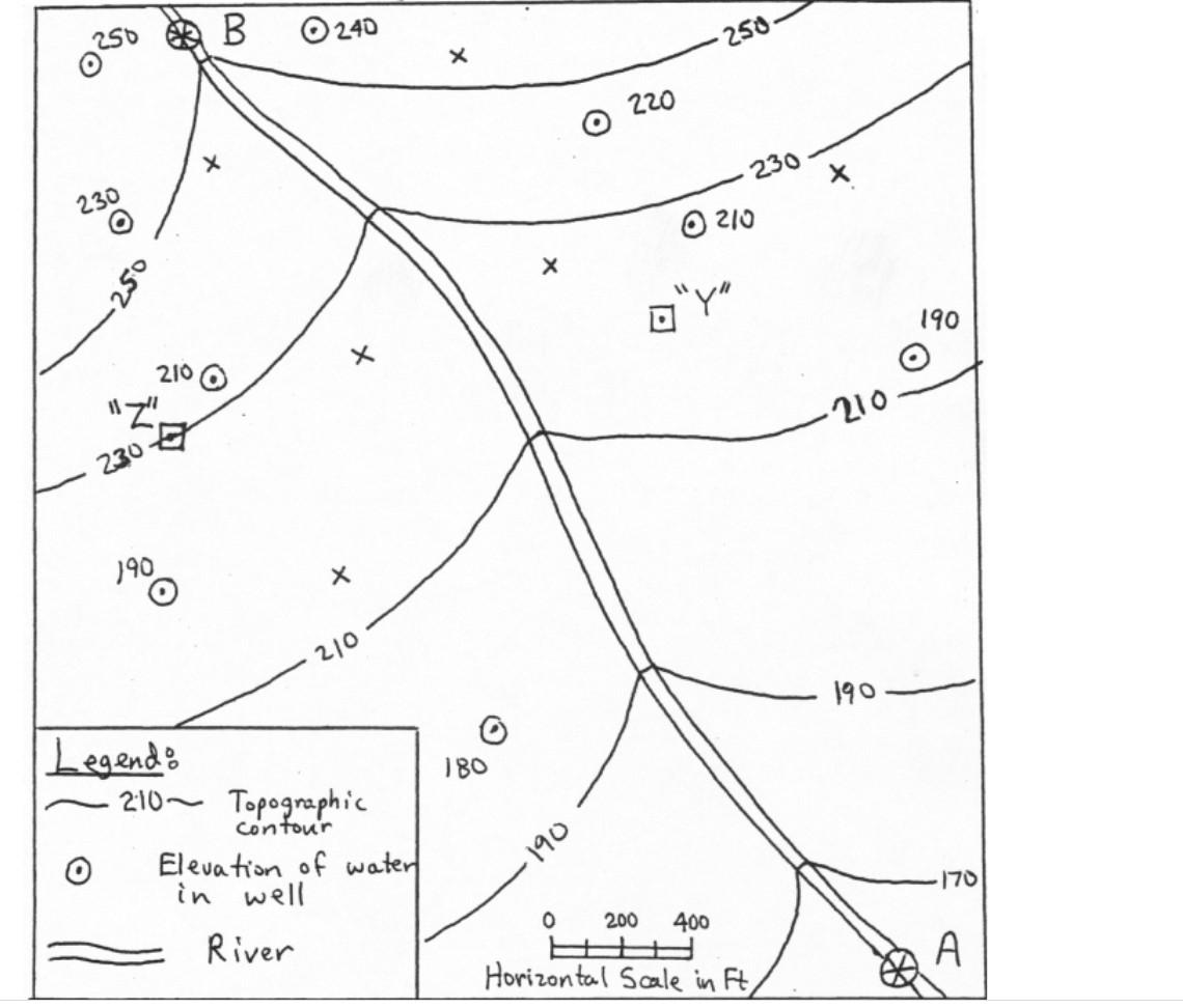 Solved 3. Refer to the hydrologic map in Figure 14.4. A. | Chegg.com