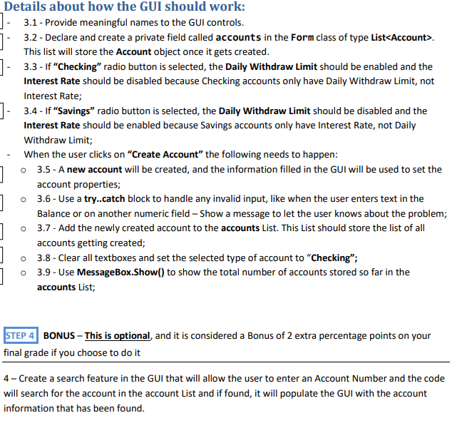 Solved Using C# can you help me with writing the code for | Chegg.com