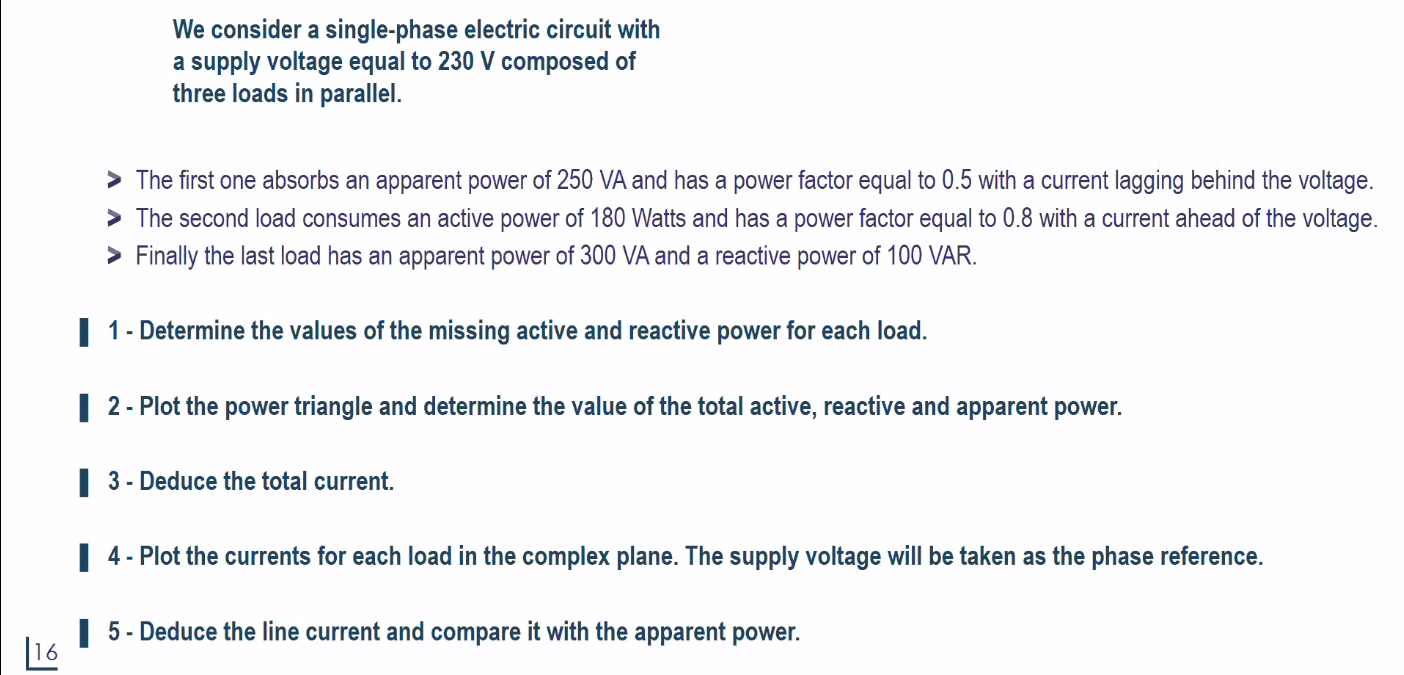 Solved We consider a single-phase electric circuit with a | Chegg.com