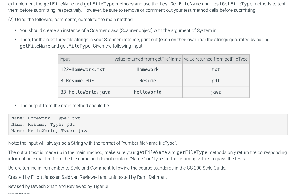 Solved 3.13 ** zyLab: File Name and Type This program | Chegg.com