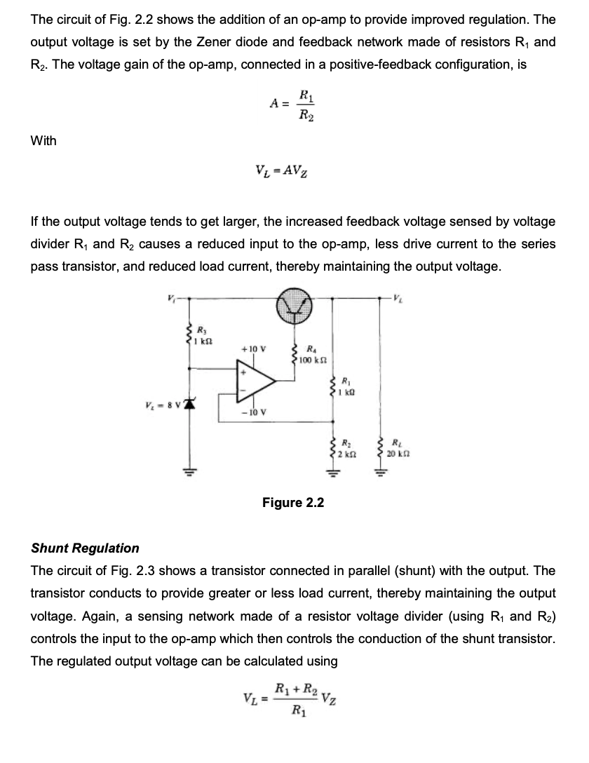 Solved VOLTAGE REGULATION- POWER SUPPLIES OBJECTIVE: 1. To | Chegg.com
