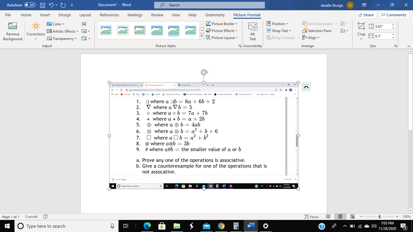 Solved Consider the following operators: Prove any one of | Chegg.com