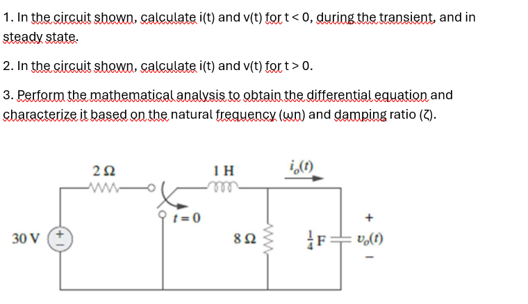 Solved Show me ﻿the steps to ﻿solve 1. In ﻿the circuit | Chegg.com