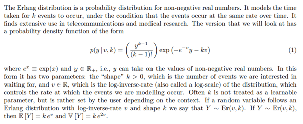 Solved The Erlang distribution is a probability distribution | Chegg.com