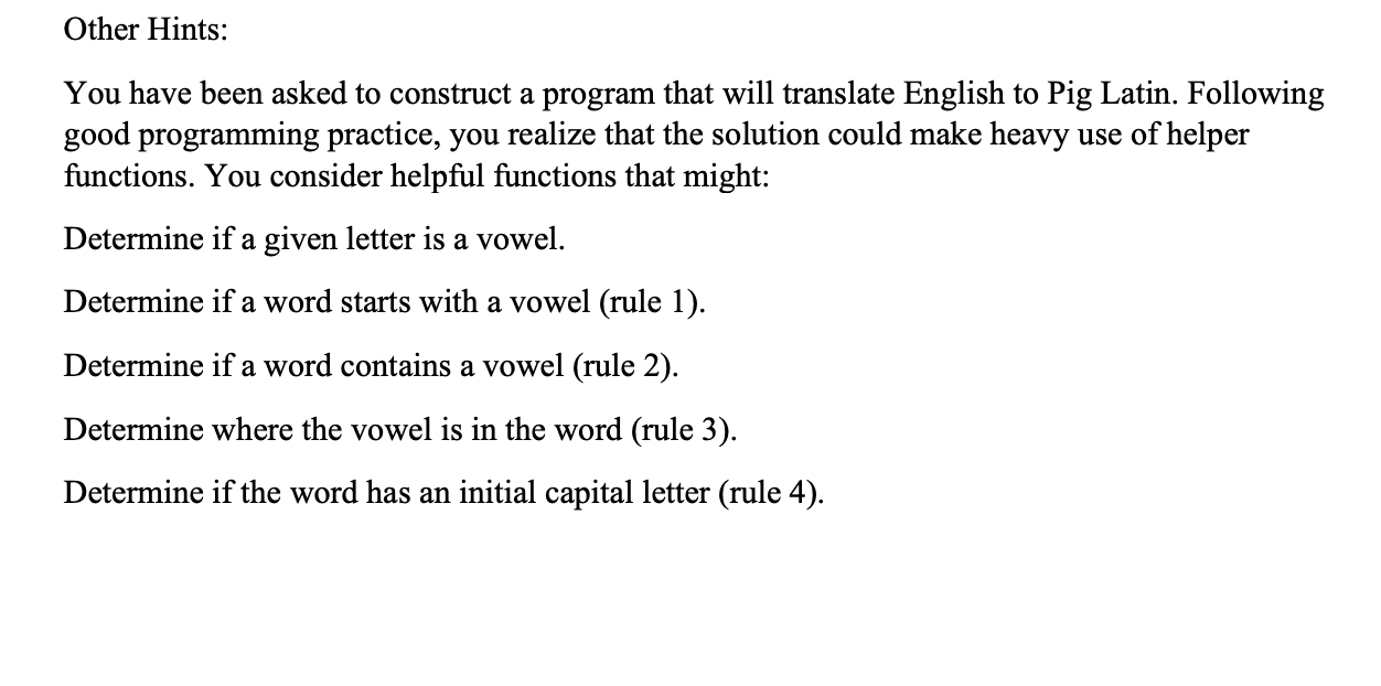 Solved Objective: Practice using strings with loops, | Chegg.com