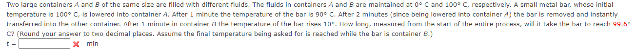 Solved Two large containers A and B of the same size are | Chegg.com