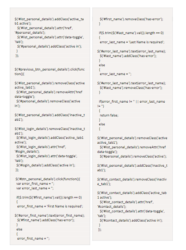 Solved This Coding Is All About The Multi Step Responsive Us