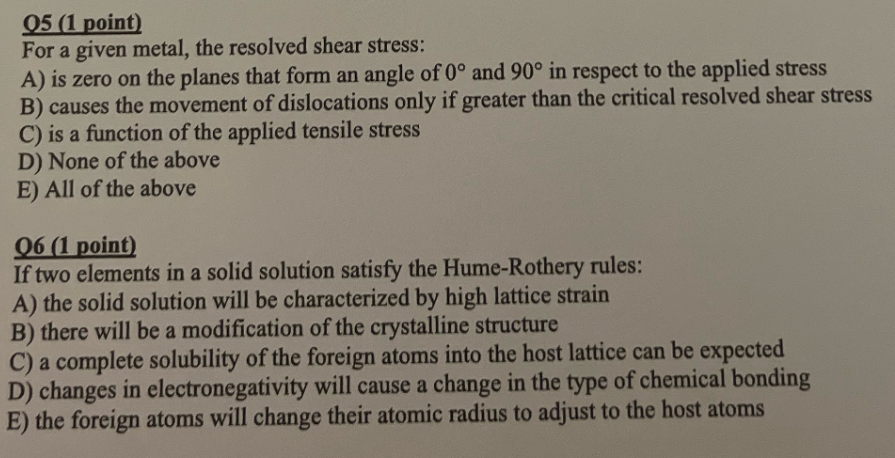Solved Be Fast and Accurate with explanation, Ill provide 5 | Chegg.com