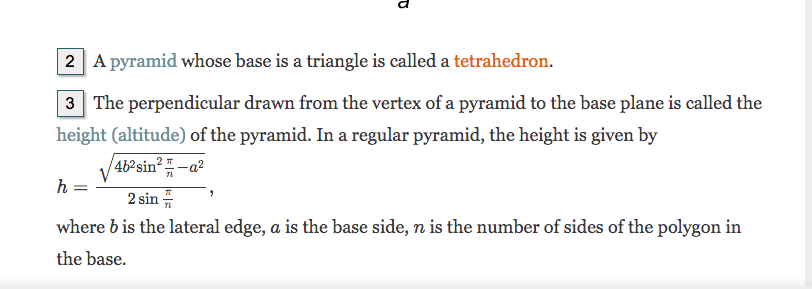 Solved 2.25 Domain Lab 4.1 -- Pyramids Reference: Elementary | Chegg.com