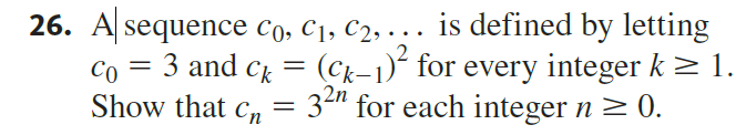 Solved 6. A| sequence c0,c1,c2,… is defined by letting c0=3 | Chegg.com