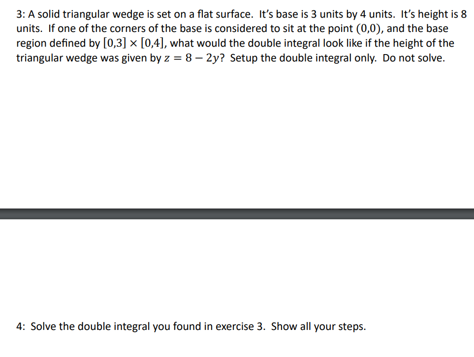 Solved 3: A solid triangular wedge is set on a flat surface. | Chegg.com