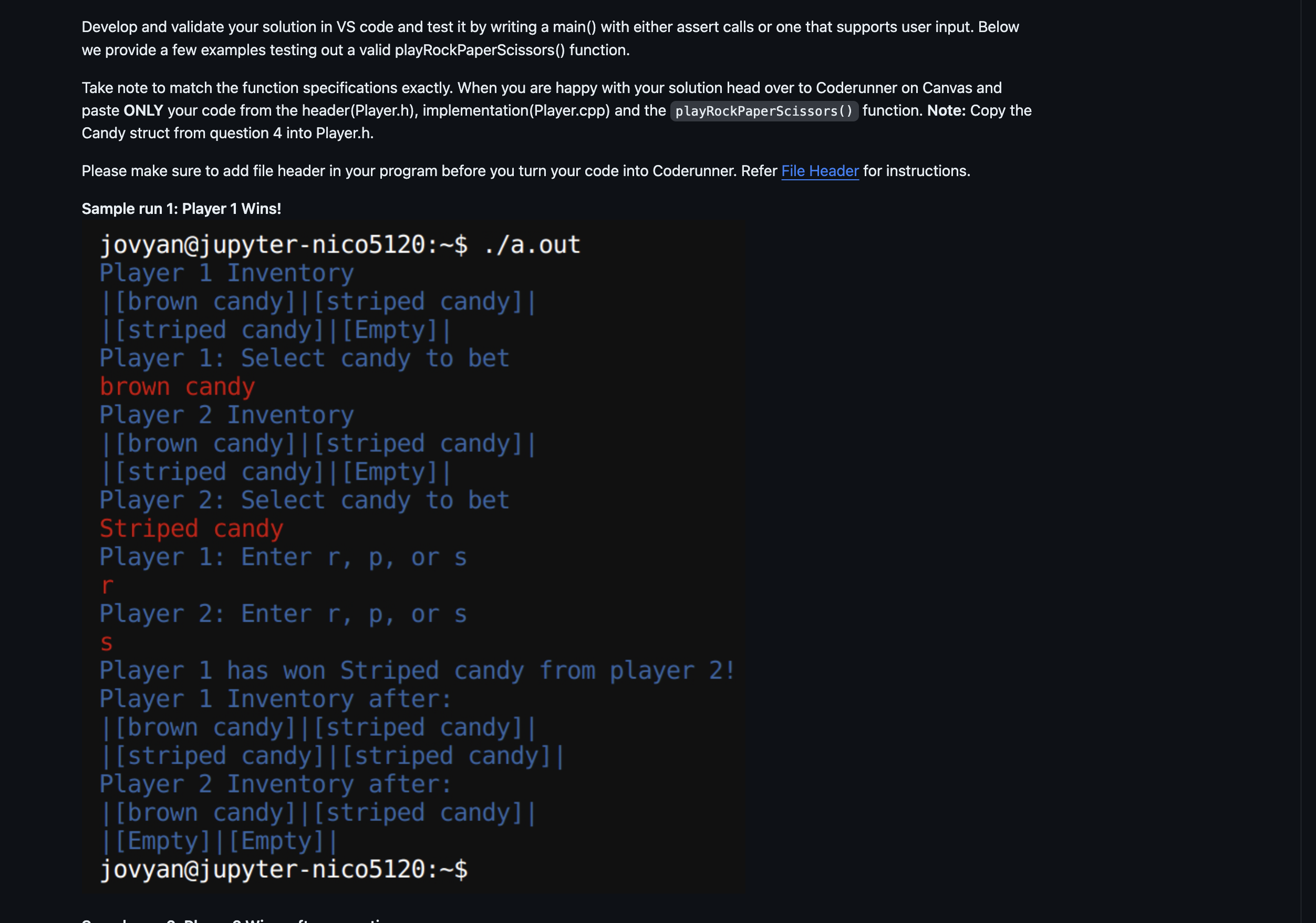 Solved Create a function simulating the game, | Chegg.com