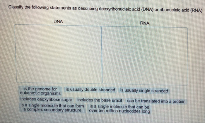 Solved Classily the following statements as describing | Chegg.com