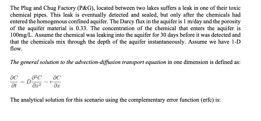 Solved The Plug and Chug Factory (P\&G), located between two | Chegg.com