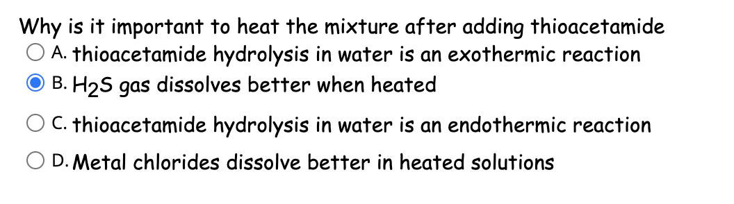 Solved Why is it important to heat the mixture after adding | Chegg.com