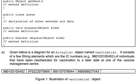 Solved Given the following ADT's: public class ArrayList // | Chegg.com