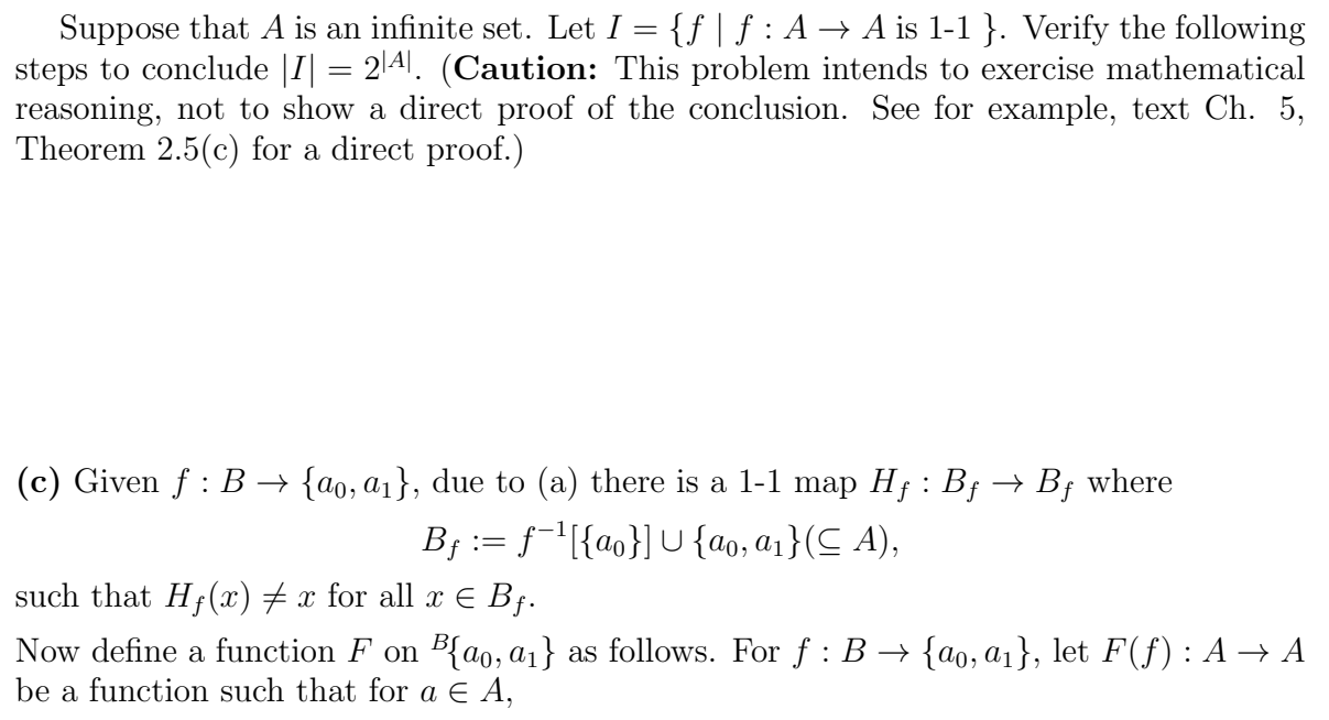 Solved Set Theory, andPlease describe every step by step, | Chegg.com