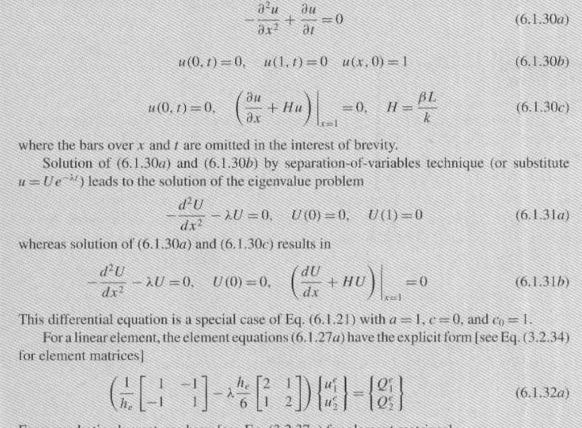 Solved Develop the Matlab code for computing the eigenvalues | Chegg.com