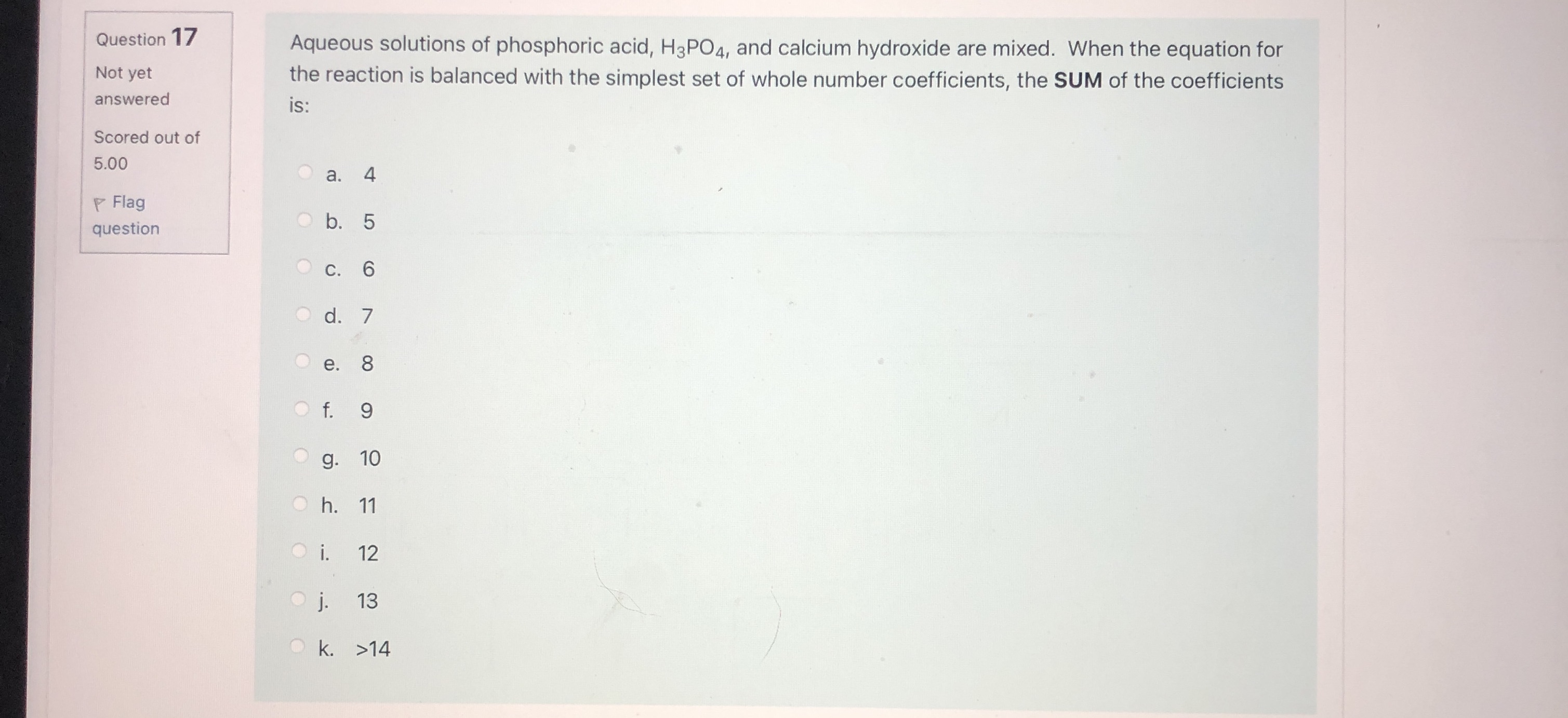 Solved Aqueous solutions of phosphoric acid, H3PO4, and | Chegg.com