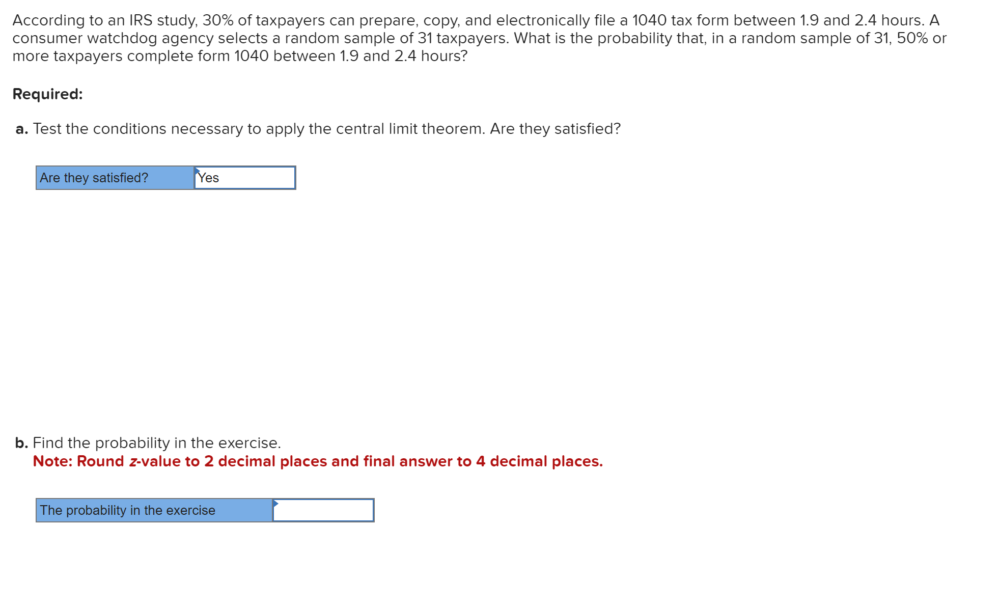 Solved According to an IRS study, 30\% of taxpayers can | Chegg.com