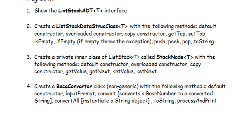 Solved 2. A stack can be used to print numbers in other | Chegg.com