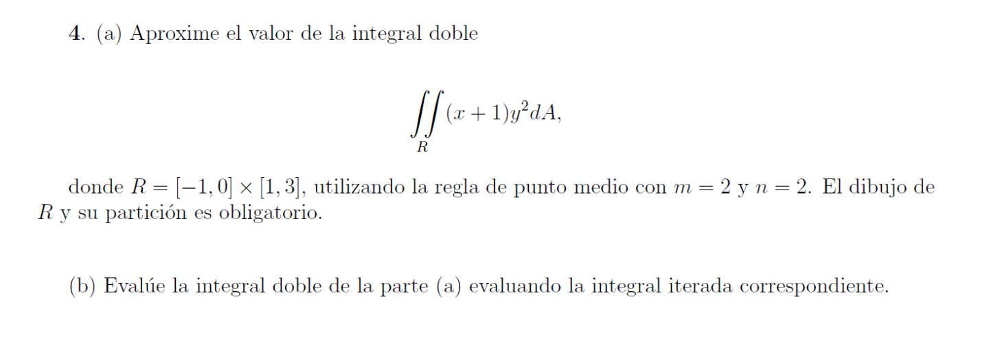 Solved Approximate the value of the double integral where R | Chegg.com