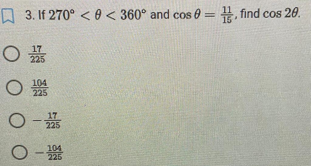 Solved 1. If 270∘