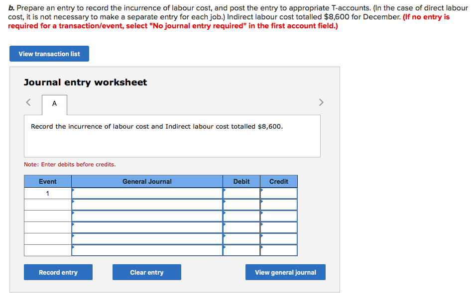 Solved b. Prepare an entry to record the incurrence of | Chegg.com