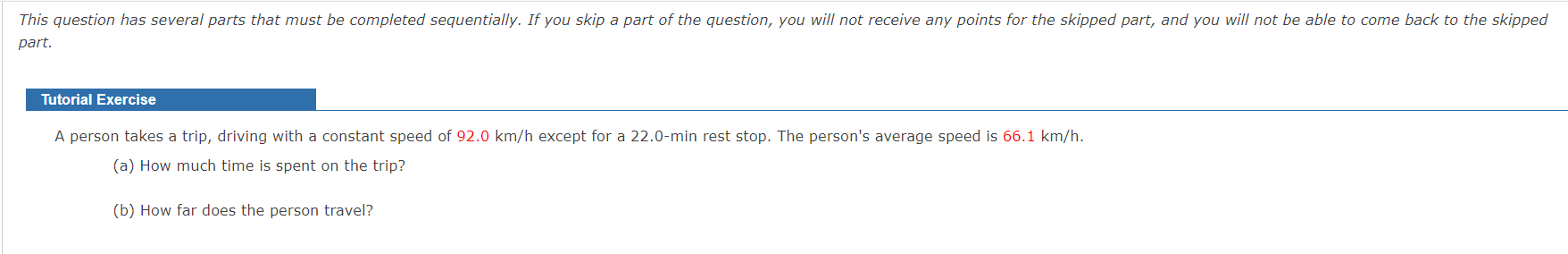 Solved part. Tutorial Exercise (a) How much time is spent on | Chegg.com