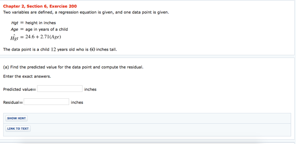 Solved Chapter 2, Section 6, Exercise 200 Two variables are | Chegg.com