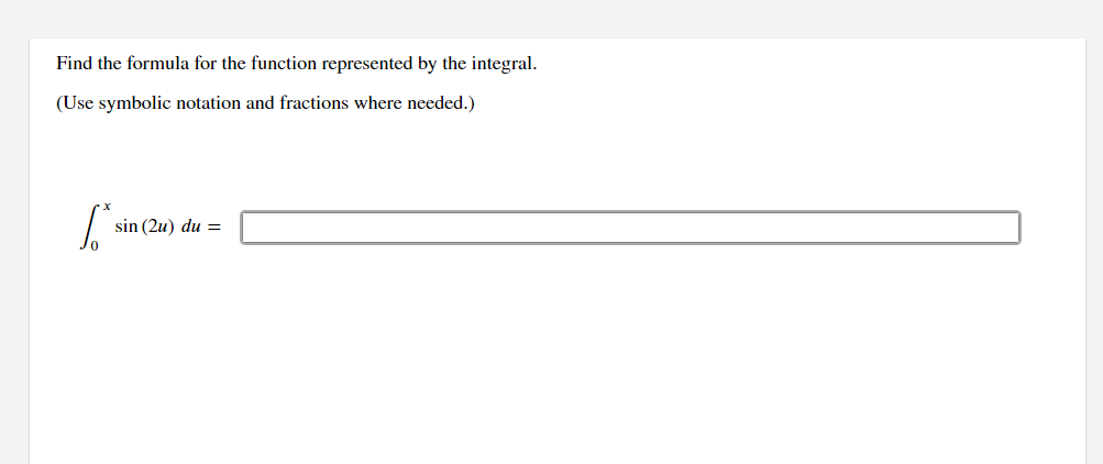 Solved Find the formula for the function represented by the | Chegg.com