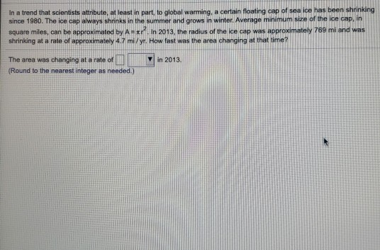 Solved In a trend that scientists attribute, at least in | Chegg.com