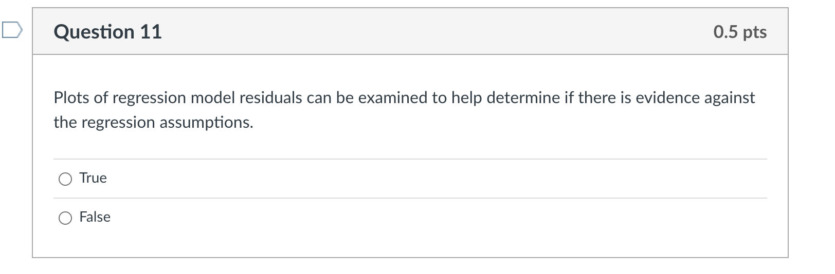 Solved Plots of regression model residuals can be examined | Chegg.com