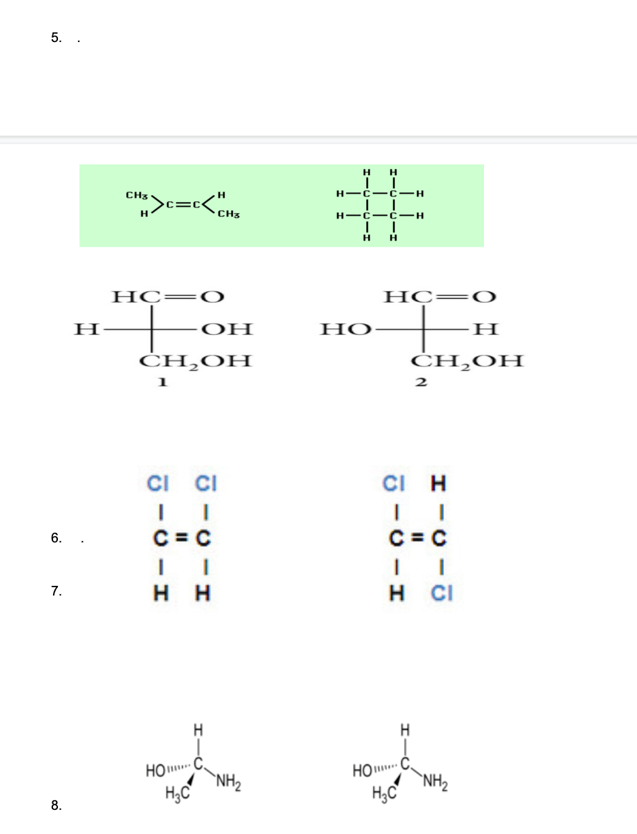 Solved Practice Exercise: Given the following organic | Chegg.com