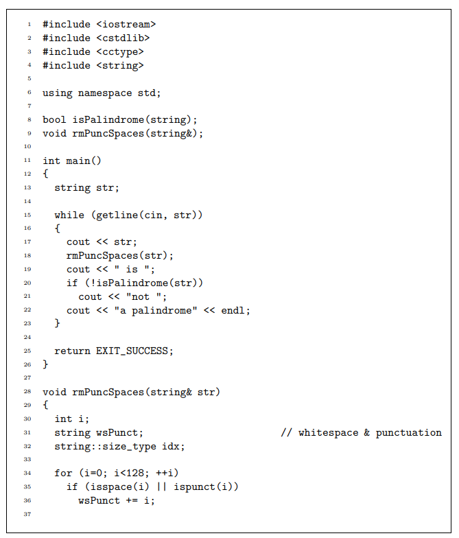 Solved A palindrome is a word, verse, or sentence that is | Chegg.com