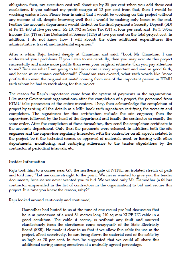 Solved The Cable Contract Chandran was confused as the | Chegg.com