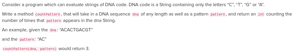 Solved Consider a program which can evaluate strings of DNA | Chegg.com