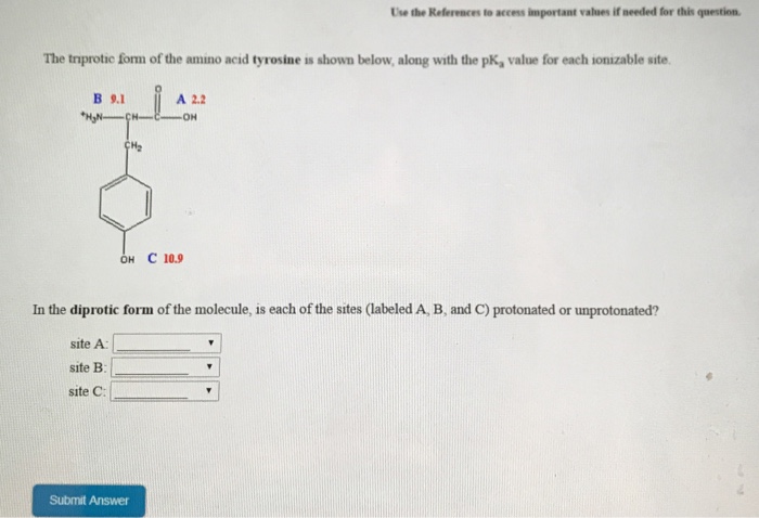 Solved The triprotic form of the amino acid cysteine is | Chegg.com