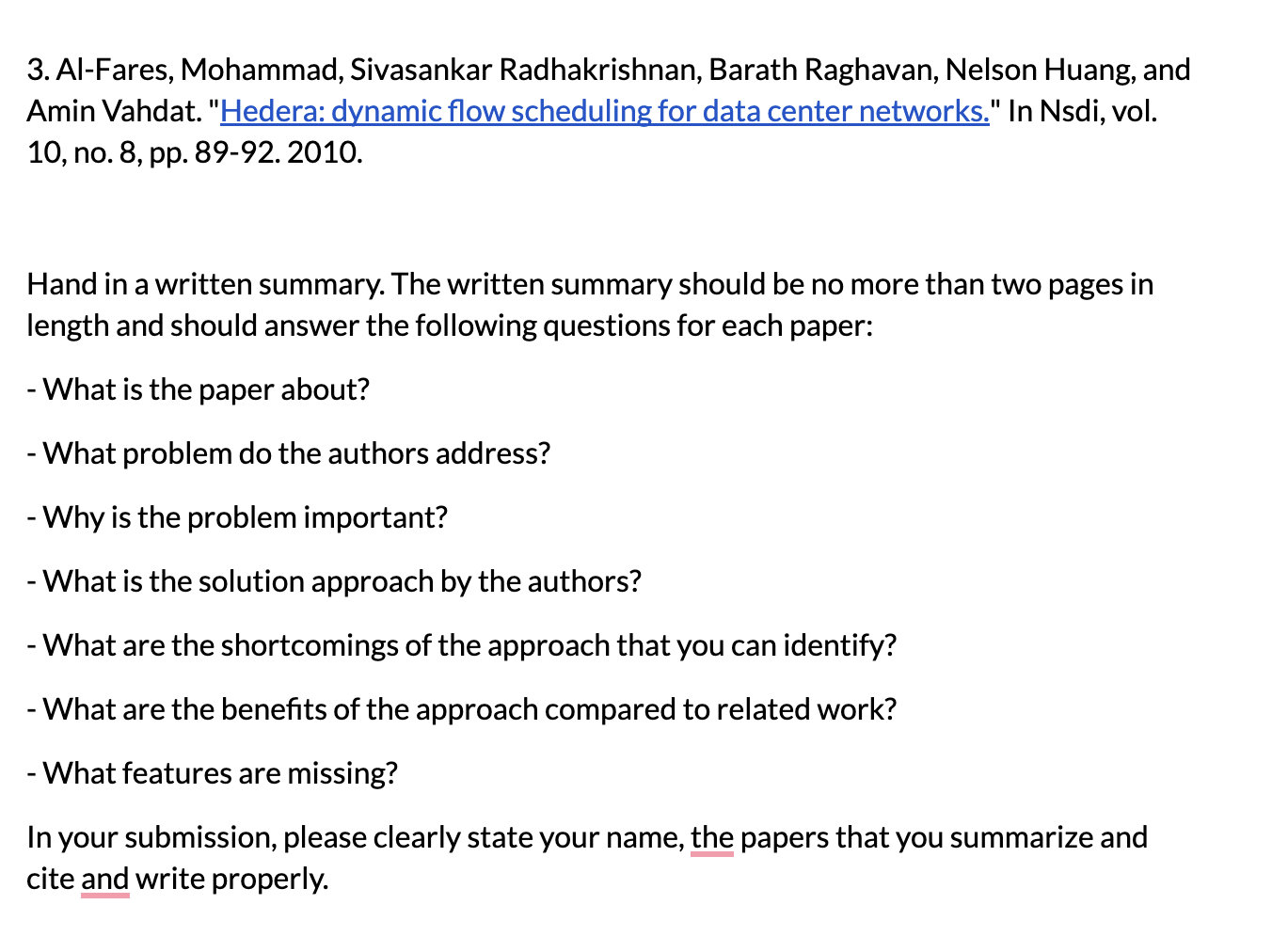 Hand In A Written Summary The Written Summary Should Chegg