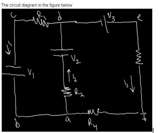 Solved The circuit diagram in the figure below vir V 3 e V₂ | Chegg.com