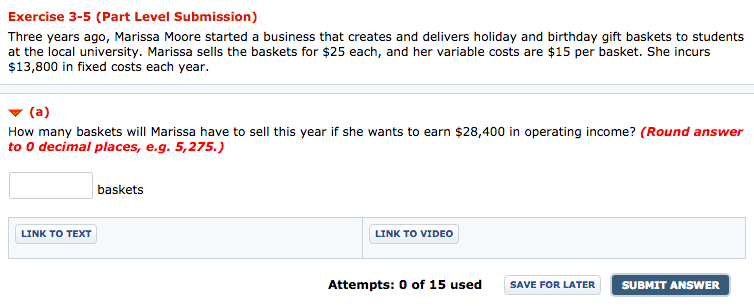 Solved Exercise 3-5 (Part Level Submission) Three years ago, | Chegg.com