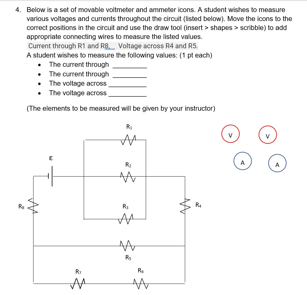Solved a) The voltage across R1 is (greater than, less than, | Chegg.com