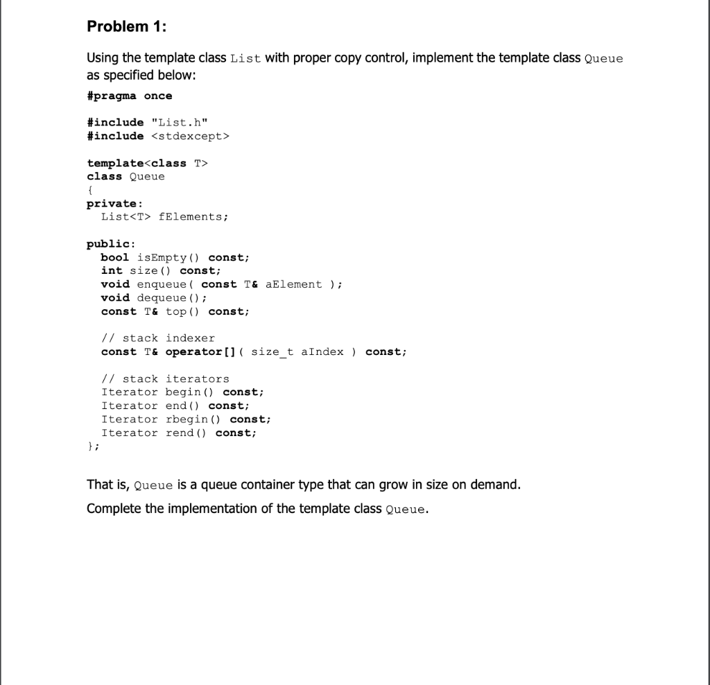 Solved Problem Set 7: NTree Tree Traversal Using the | Chegg.com