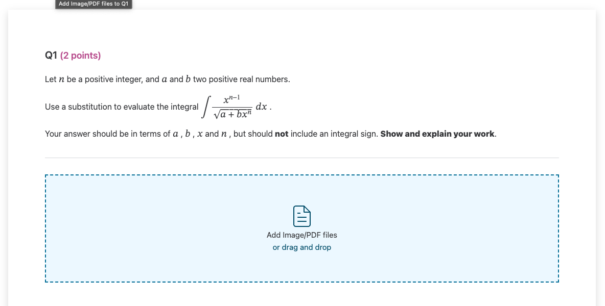 Solved Q1 (2 ﻿points)Let n ﻿be a positive integer, and a and | Chegg.com