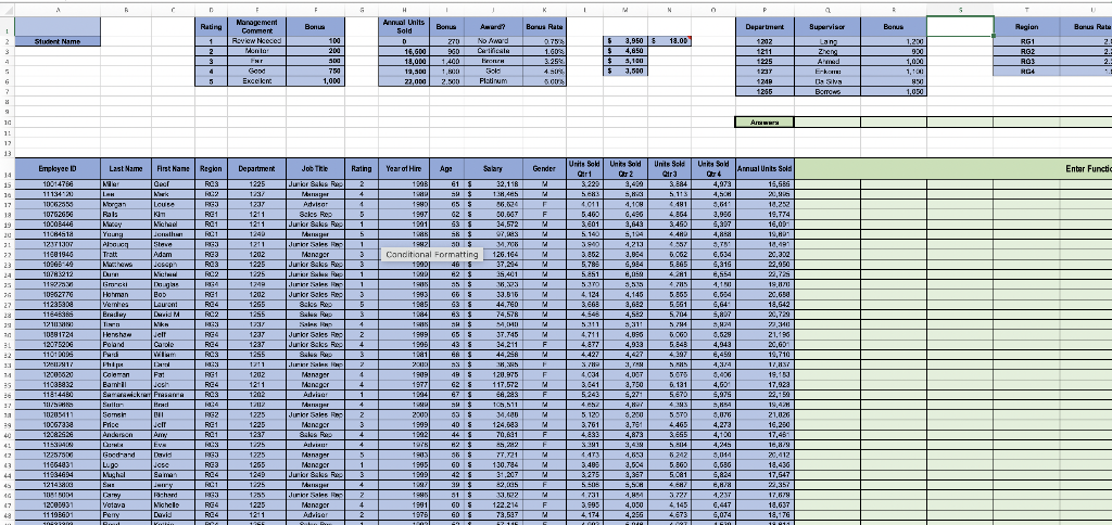 In V15: Using the appropriate nested functions to | Chegg.com