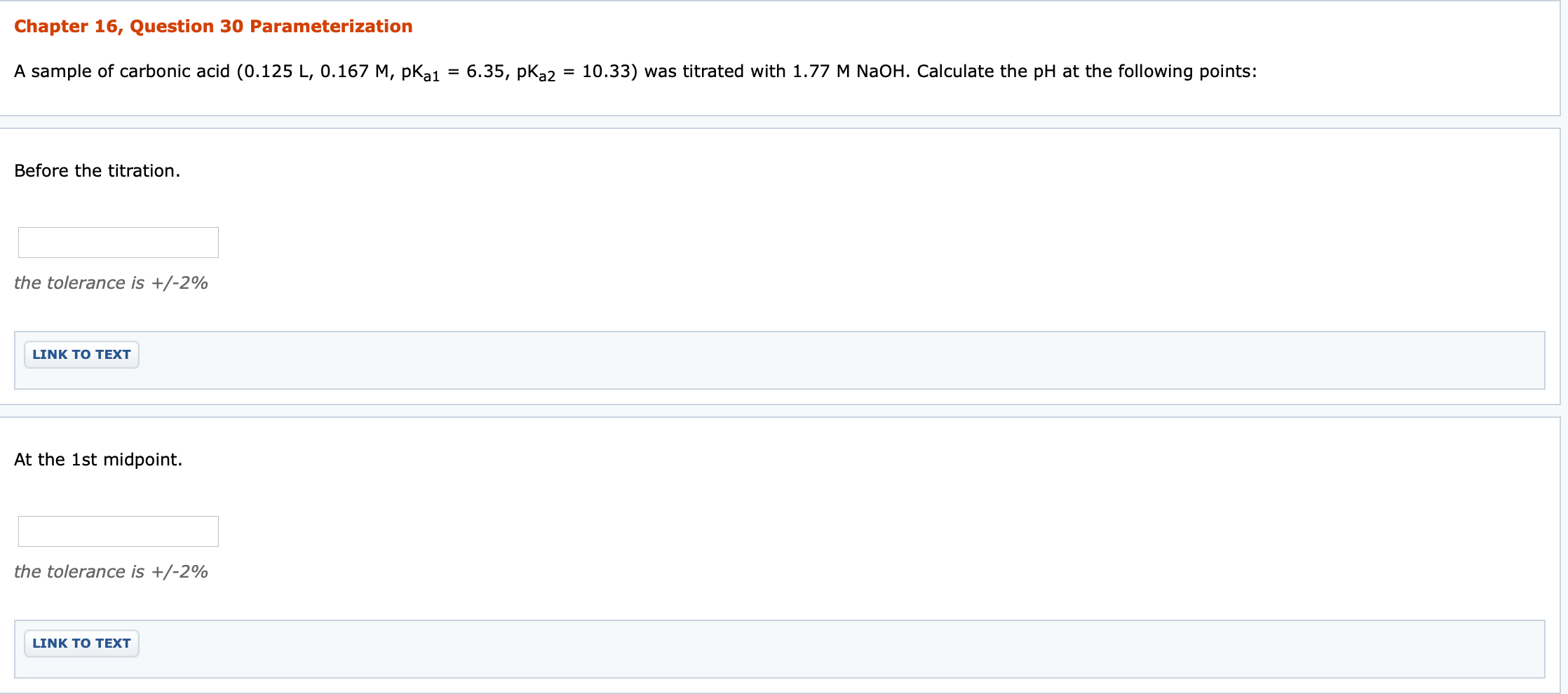 Solved Chapter 16, Question 30 Parameterization A sample of | Chegg.com