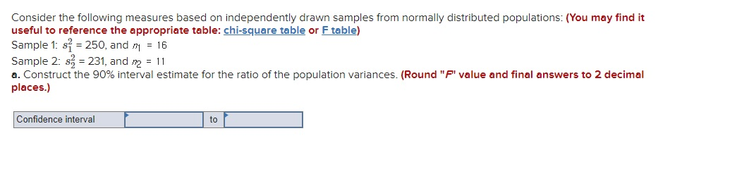 Solved Consider The Following Measures Based On