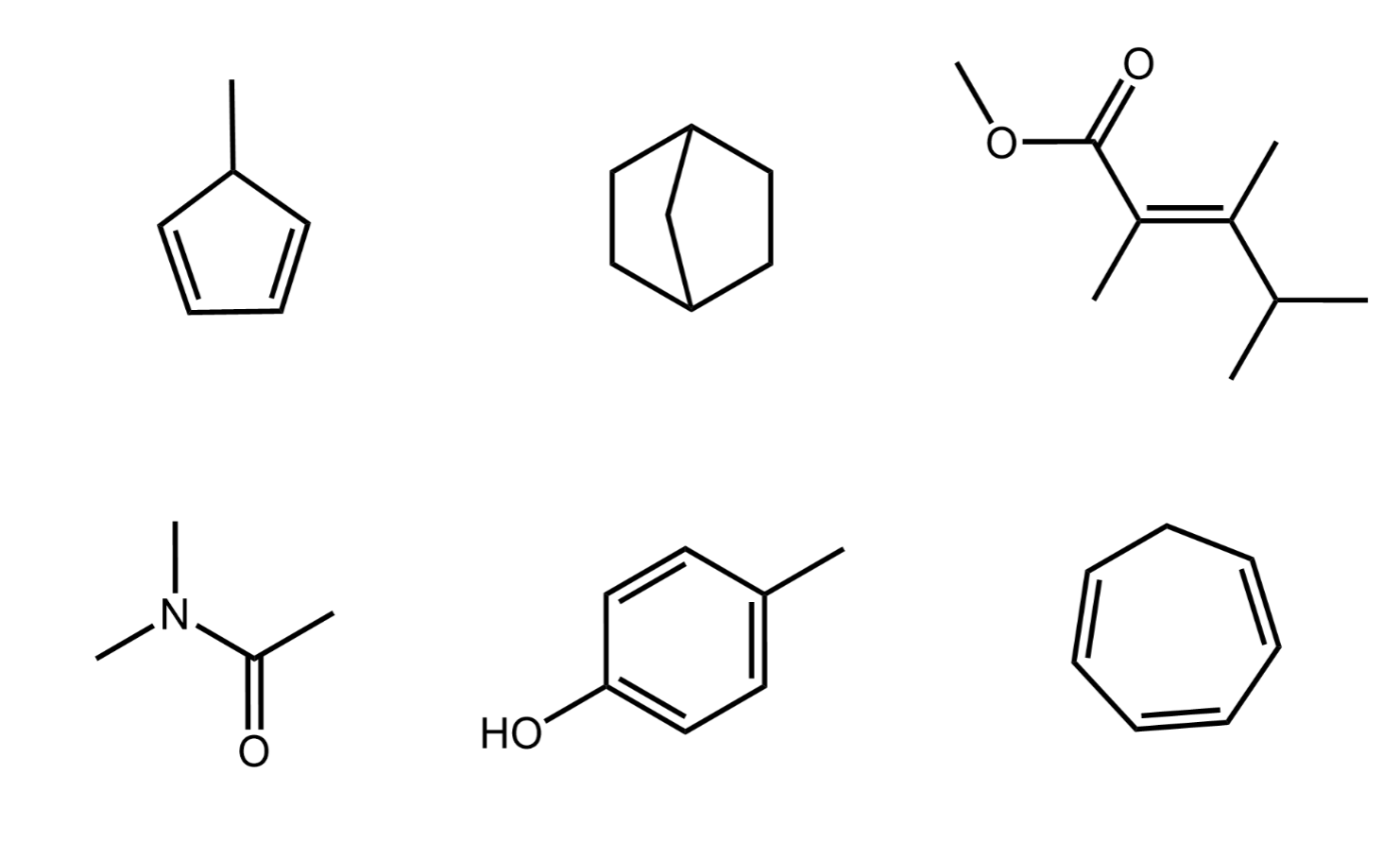 Solved 1.) Label the following molecules as aromatic, | Chegg.com