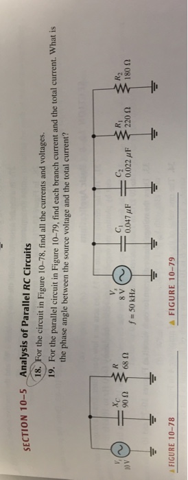 Solved Analysis of Parallel RC Circuits For the circuit in | Chegg.com