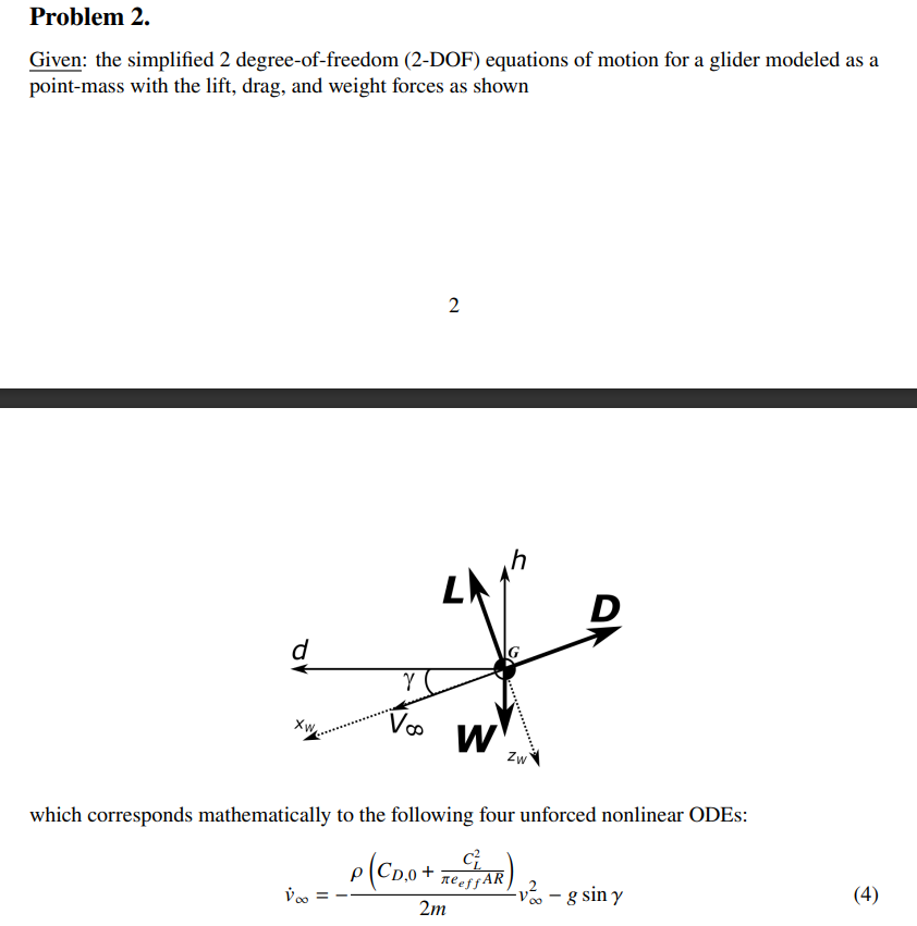 Problem 2. Given: the simplified 2 degree-of-freedom | Chegg.com